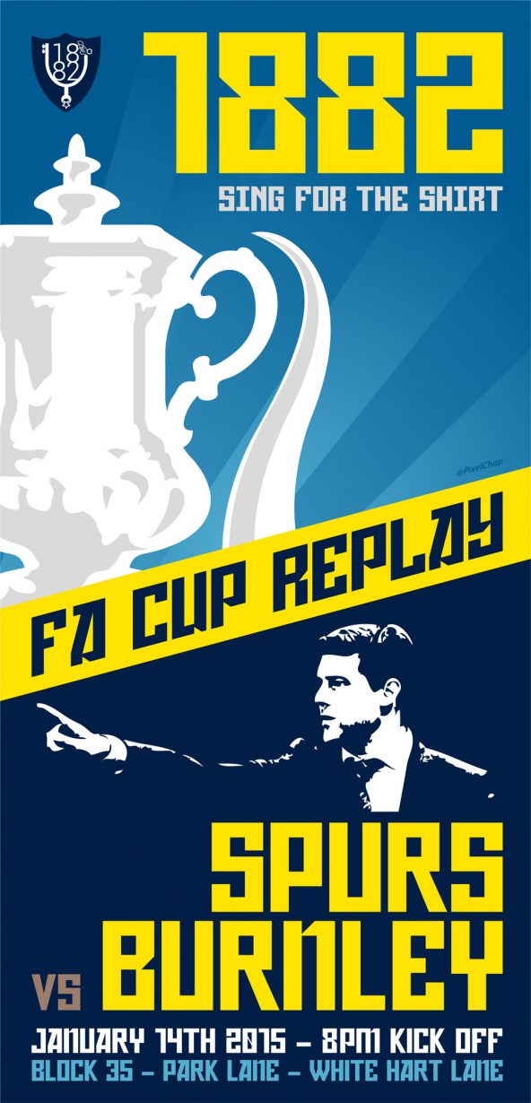 1882 announcement: Tottenham v Burnley FA Cup replay - Tottenham ...