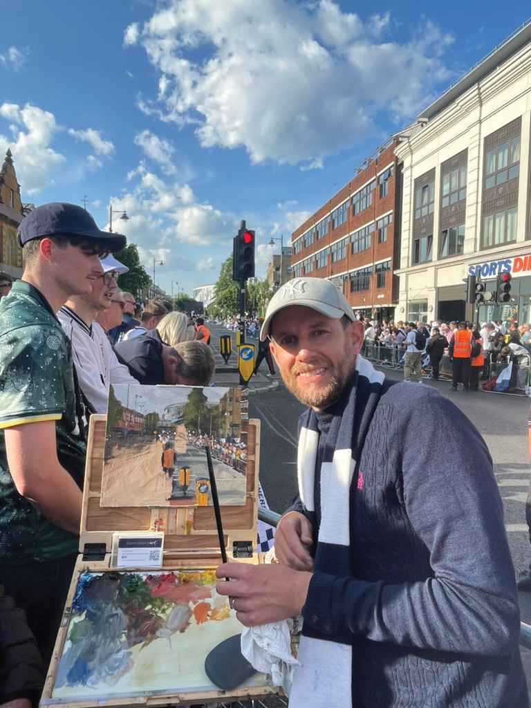 Artist's Eye View of the Victory Parade - Tottenham Hotspur (Spurs ...